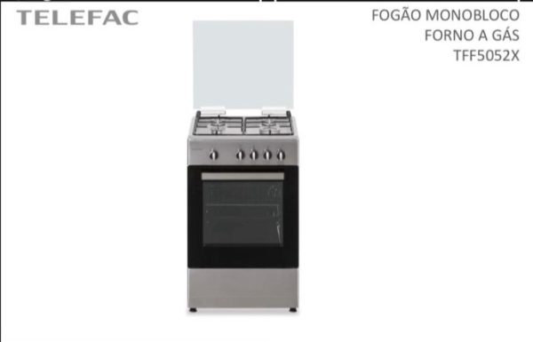 TELEFAC FOGAO TFF5052X FORNO GAS - Jomare - Loja Online